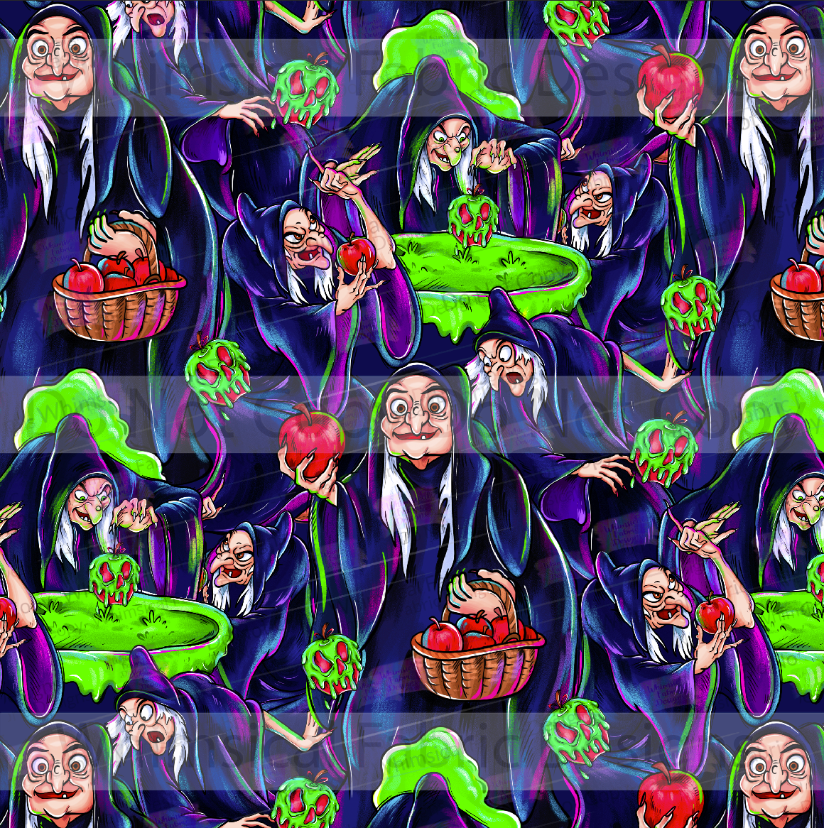 RETAIL: SMALL SCALE- EVIL HAG – Whimsical Fabric Designs