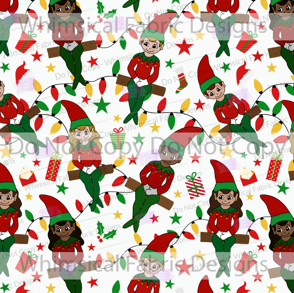 PREORDER: ELVES – Whimsical Fabric Designs