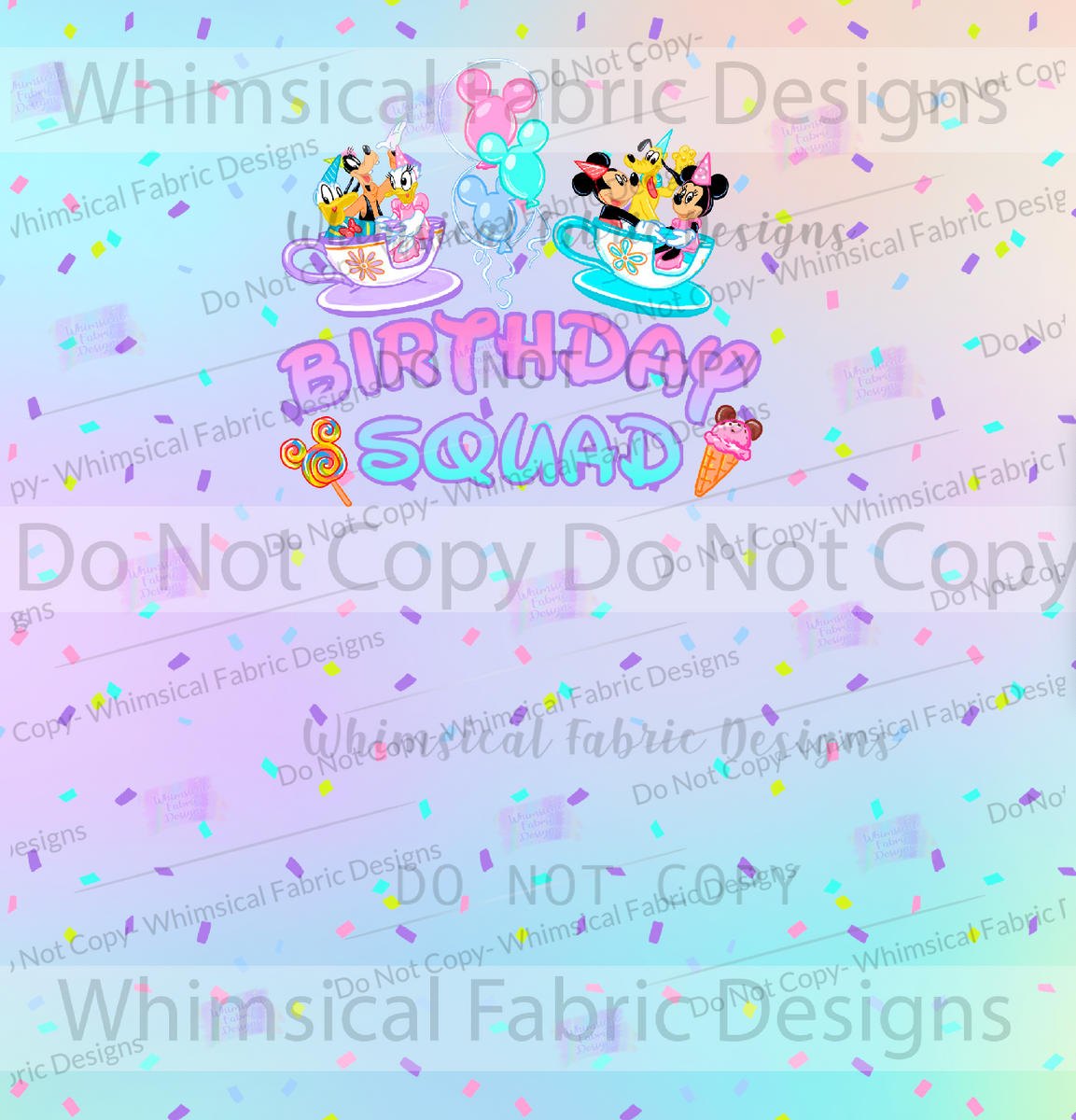 PREORDER: MAGICAL BIRTHDAY PANELS (Child & Adult) – Whimsical Fabric ...